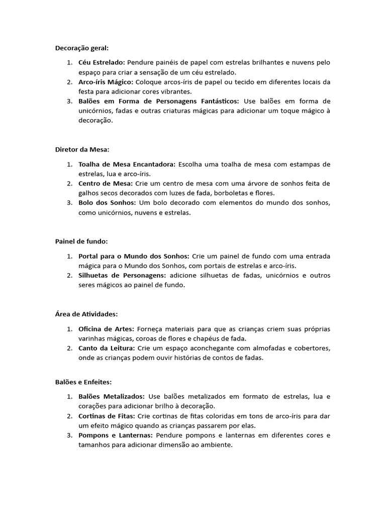 Roteiro Festa Do ABC 2023 - Mundo Dos Sonhos | PDF