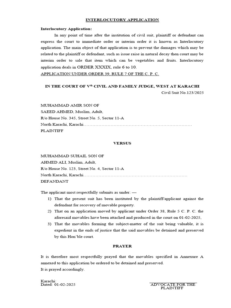 Interlocutory Application Guidelines | PDF | Business | Social Science