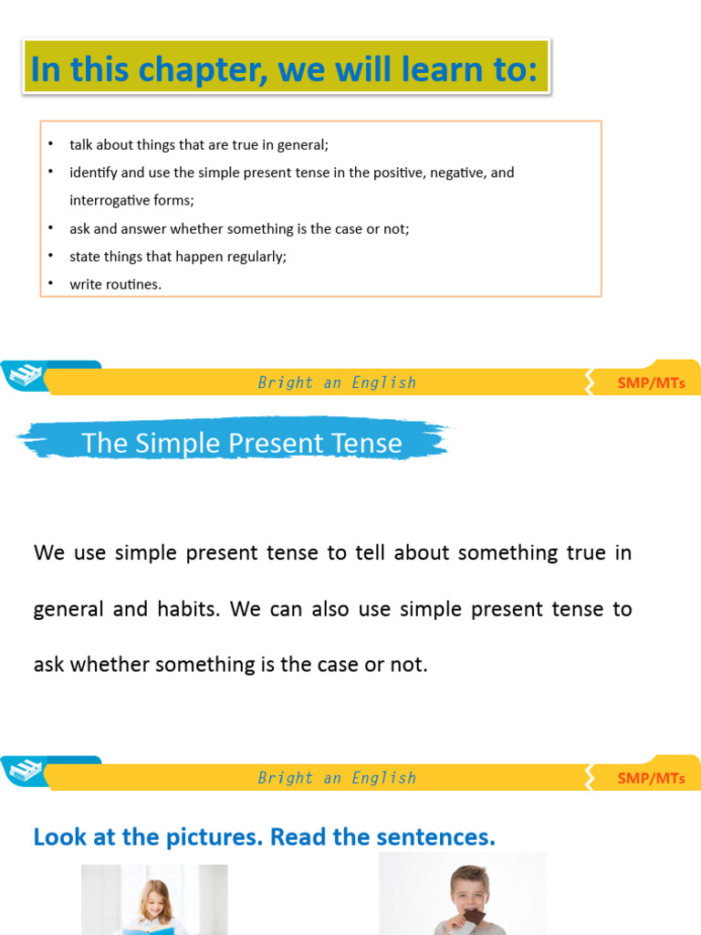Simple Present Pdf Grammatical Tense Grammatical Number