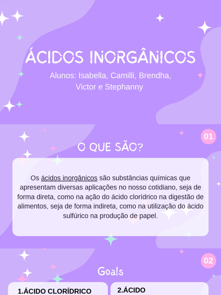Ácidos Inorgânicos - 20231002 - 211924 - 0000 | PDF | Ácido nítrico ...