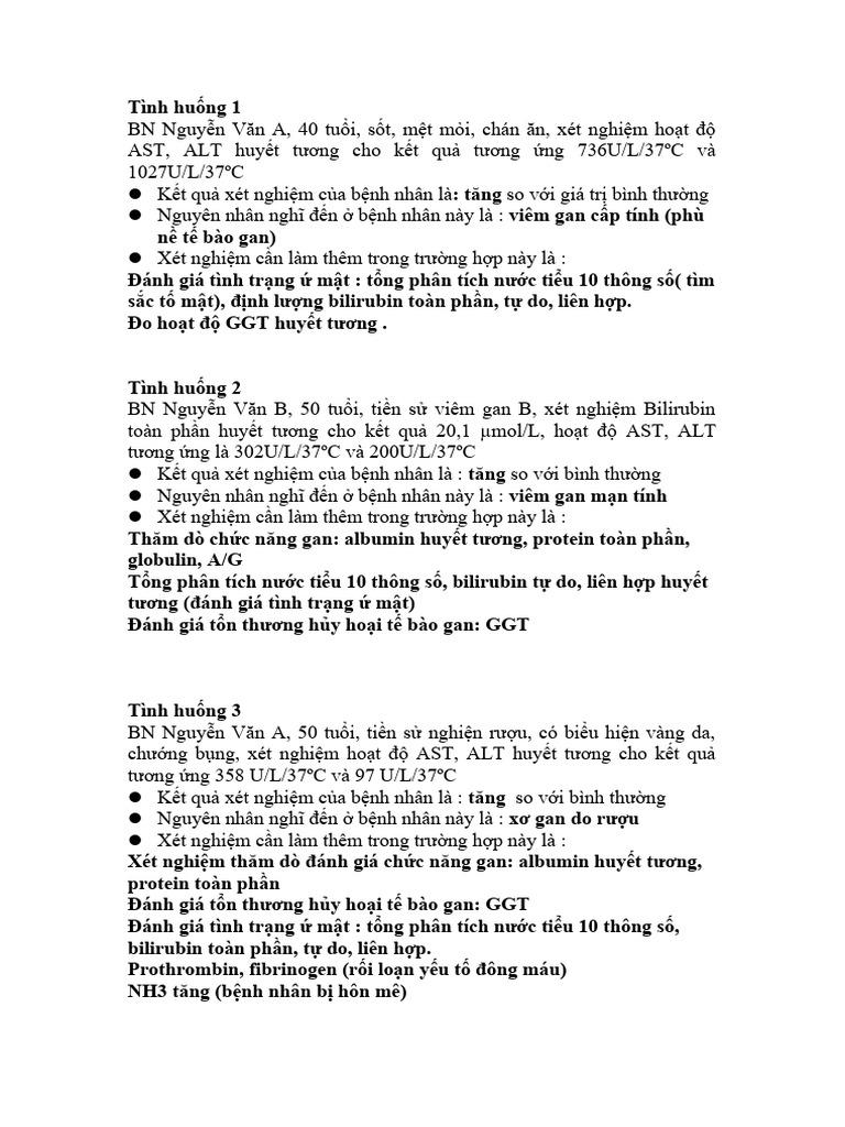 TÌNH HUỐNG BÀI TH4 HÓA SINH | PDF