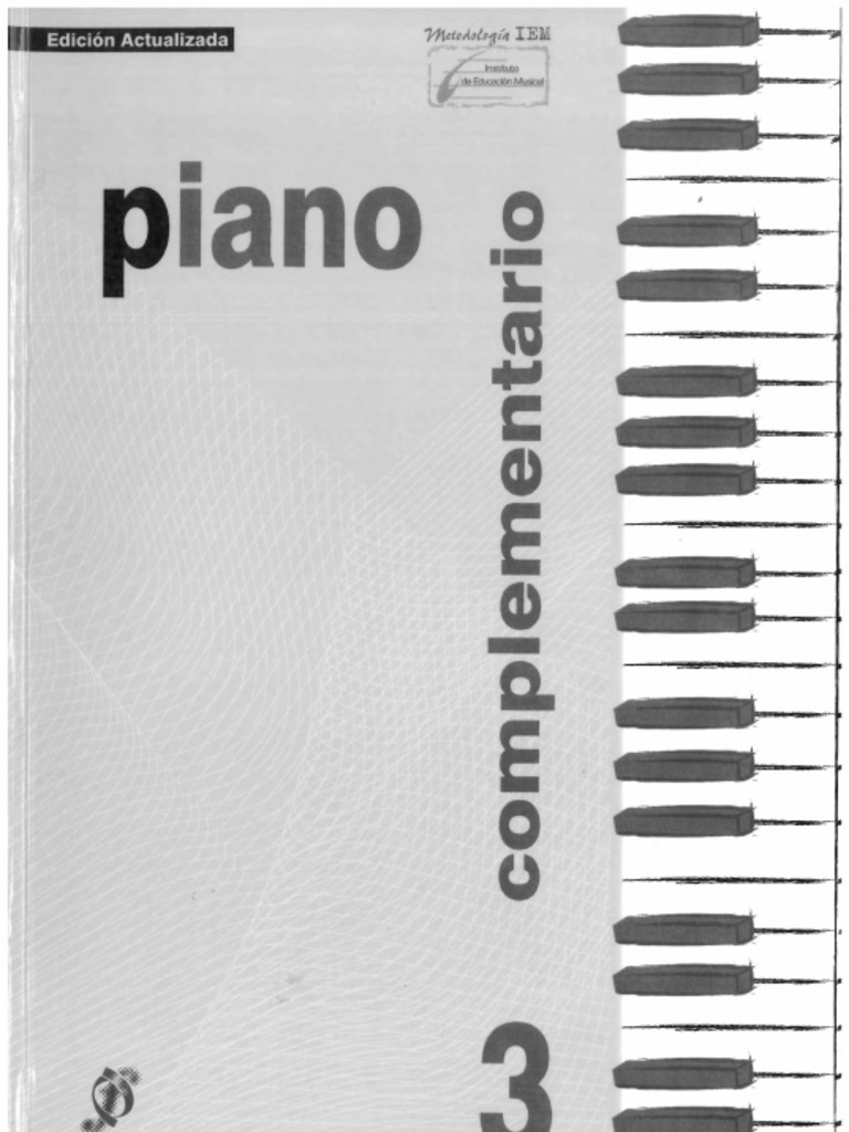 Piano Complementario Volumen 3 | PDF