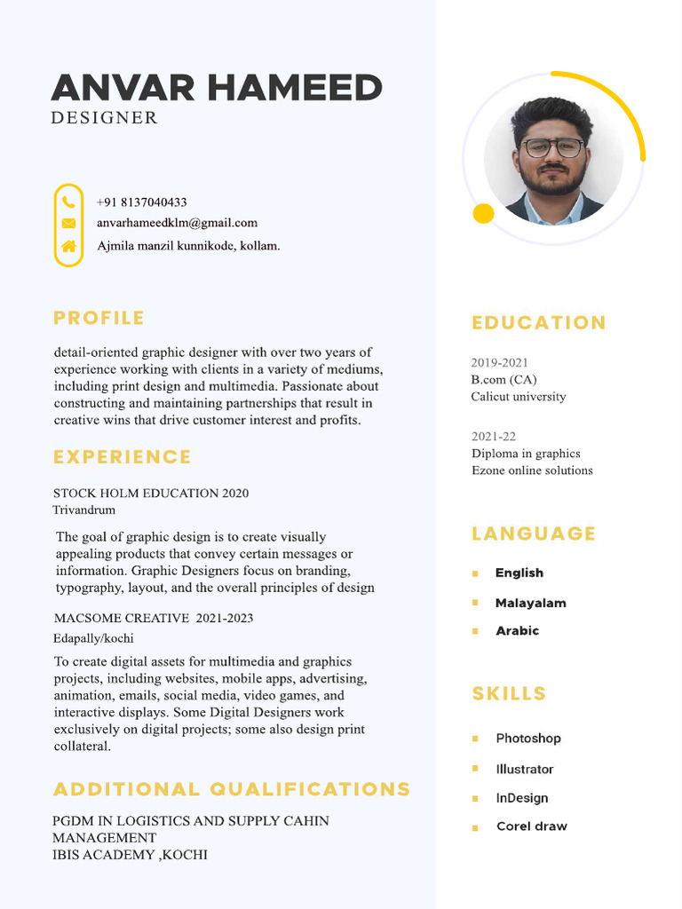 ANVAR CV Compressed | PDF