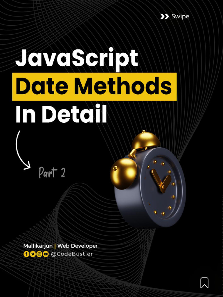 Javascript Date Methods | PDF