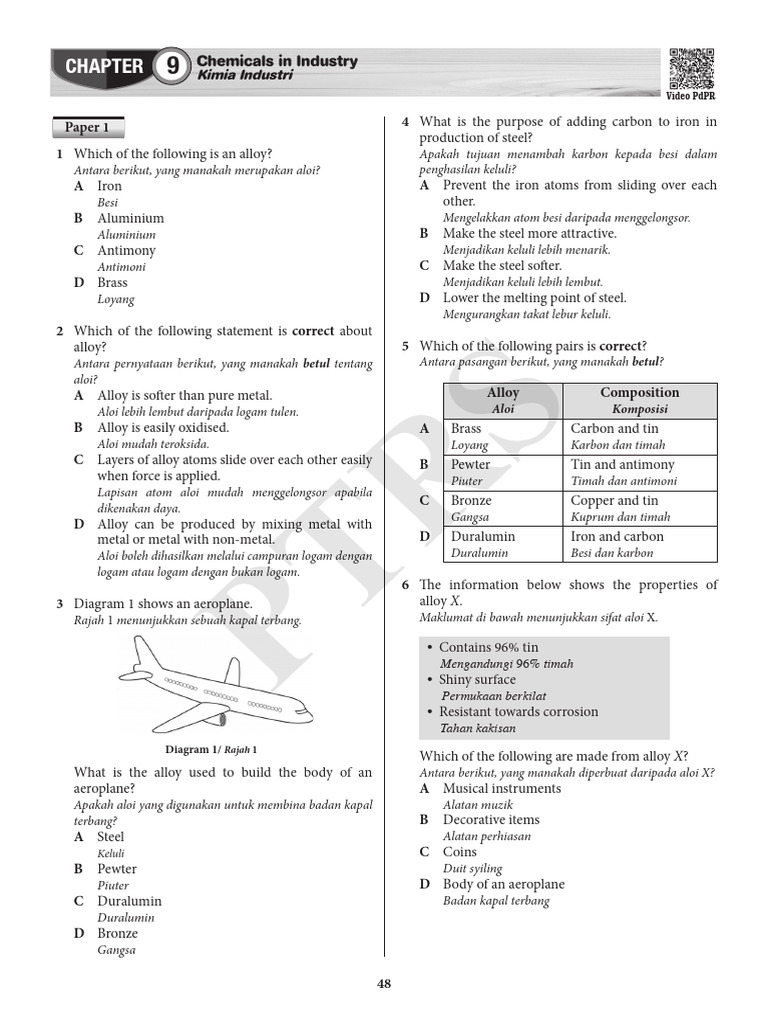 039 PTRS Modul SAINS T45 + JWP (3) - 50-55 | PDF | Alloy | Metals