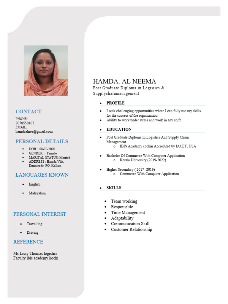 Hamda CV | PDF