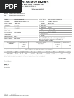 Koja Terminal Equipment Interchange Receipt | PDF