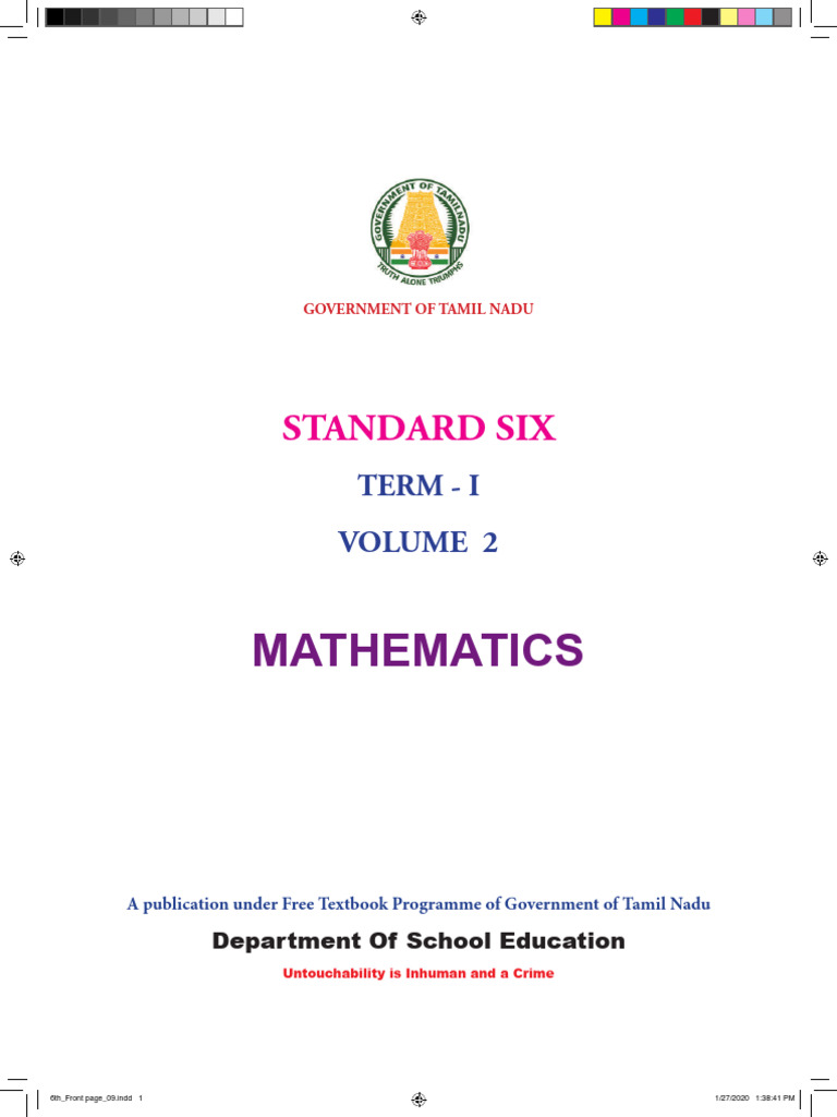 6th Maths Book EM Winmeen Com | PDF | Qr Code | Numbers