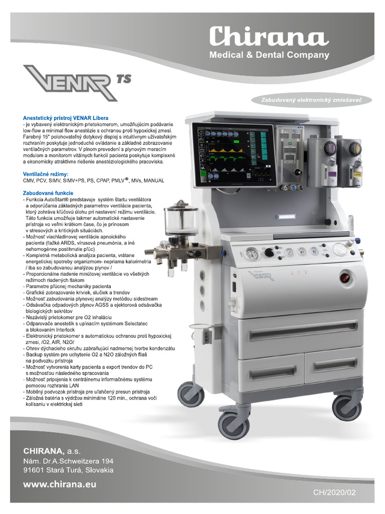 2020 Datasheet Venar-Ts-Efa SK | PDF