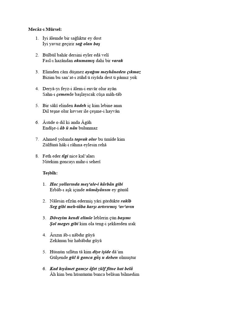 Edebî Sanatlar | PDF