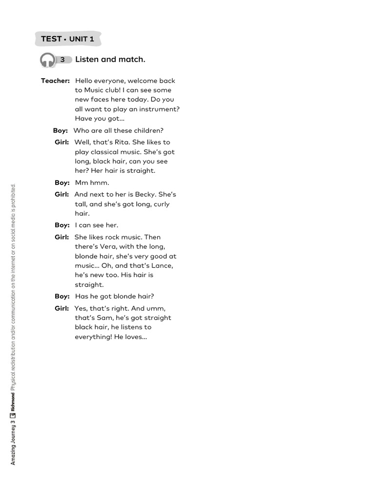 Music Club and Activities Transcript | PDF