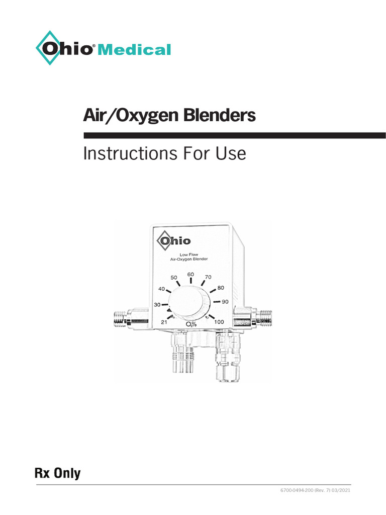 13 Ohio 2001B High Low Air Oxygen Unit M | PDF