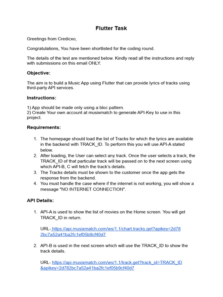 Relu - Flutter Task | PDF | Mobile App | Computer Science