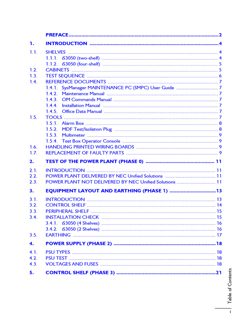 Installation-Test Manual - Is3050 | PDF