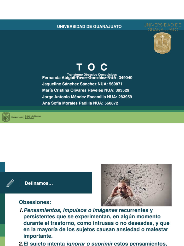 Expo Psicologia Toc (1) 2 | PDF