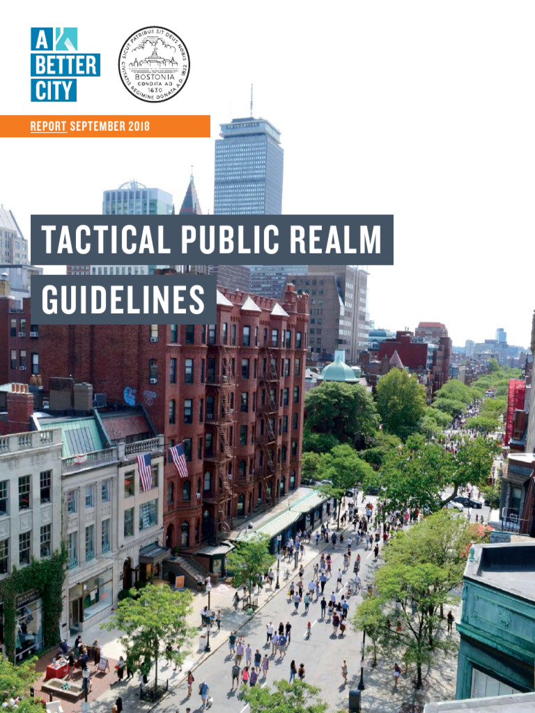 Boston Tactical Public Realm Guidelines | PDF