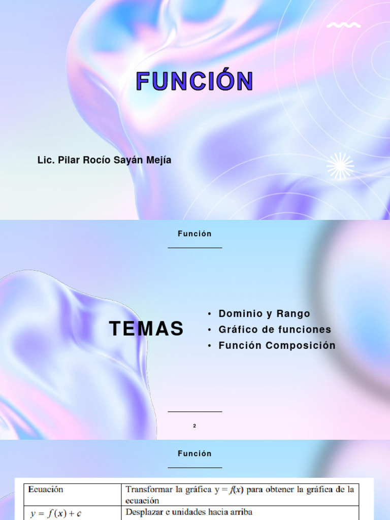 Conceptos Clave de Funciones Matemáticas | PDF | Informática