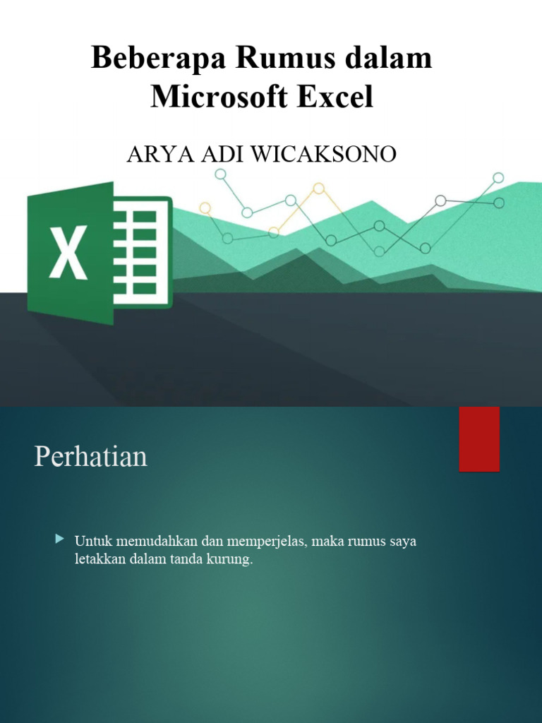 Beberapa Rumus Dalam Excel Arya | PDF