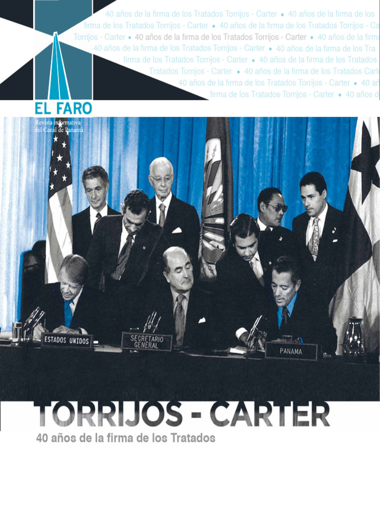 40 Años de los Tratados Torrijos-Carter | PDF | canal de Panama | Panamá