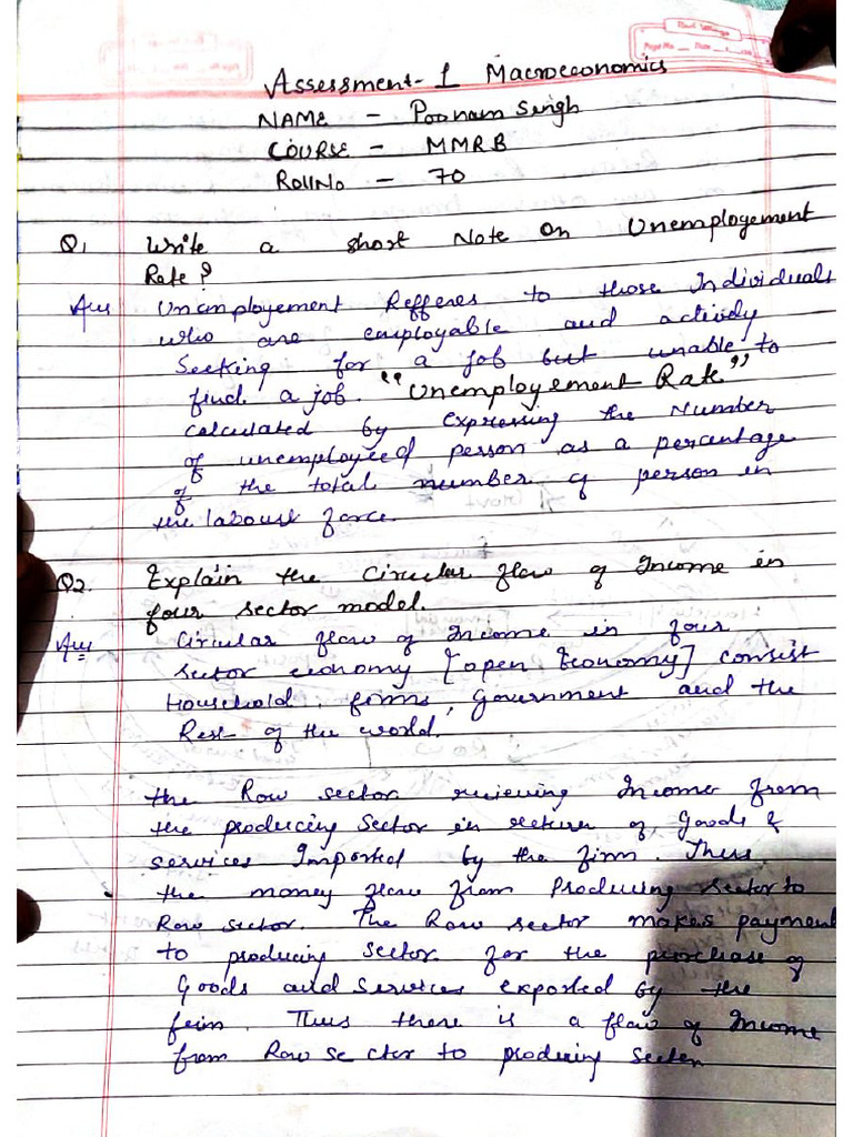 Eco Assessment 1 | PDF