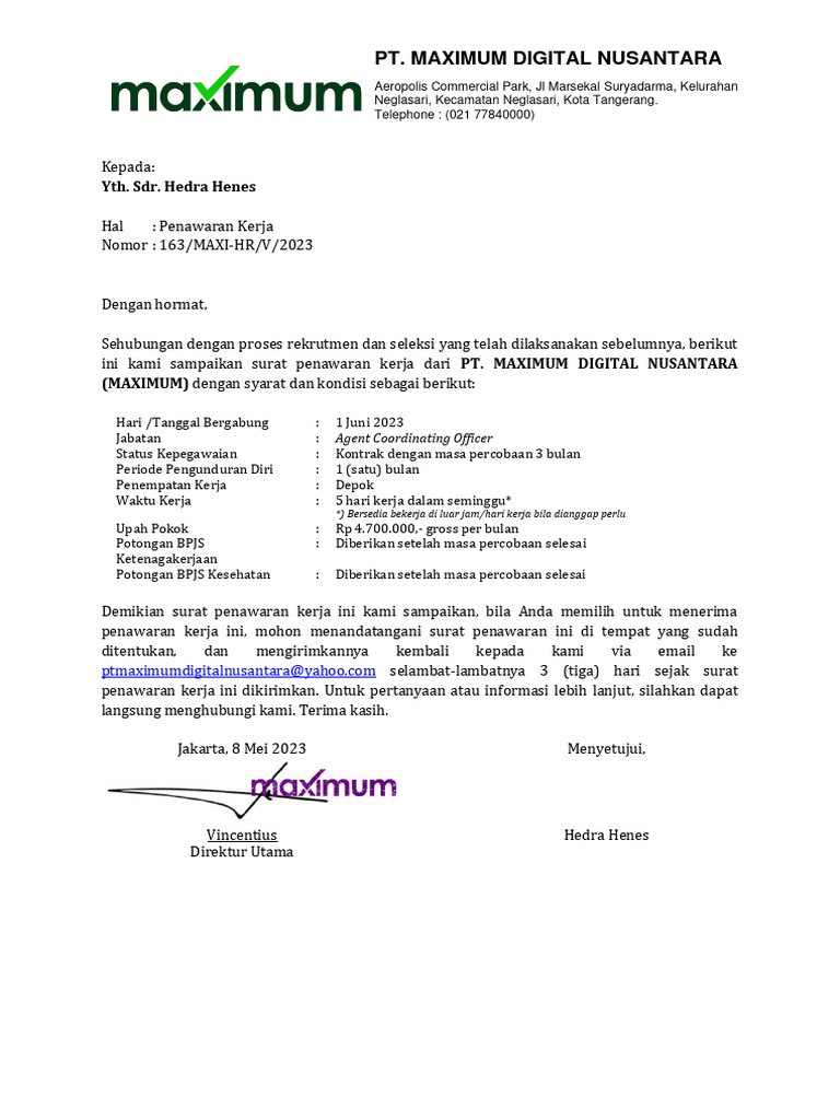 163 - OL Hedra Henes | PDF | Karier & Perkembangan