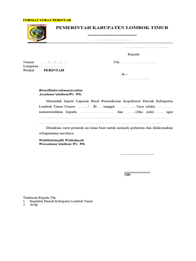 Format Surat Temuan Administrasi | PDF | Hukum