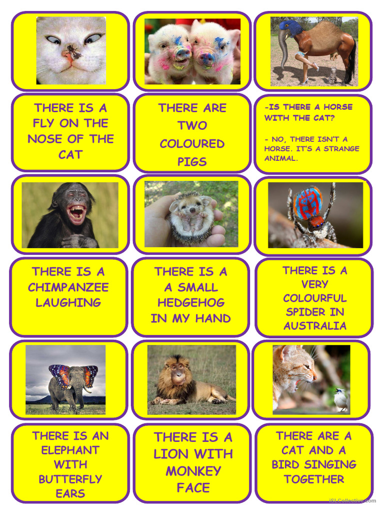 There Is-There Are Flashcards | PDF