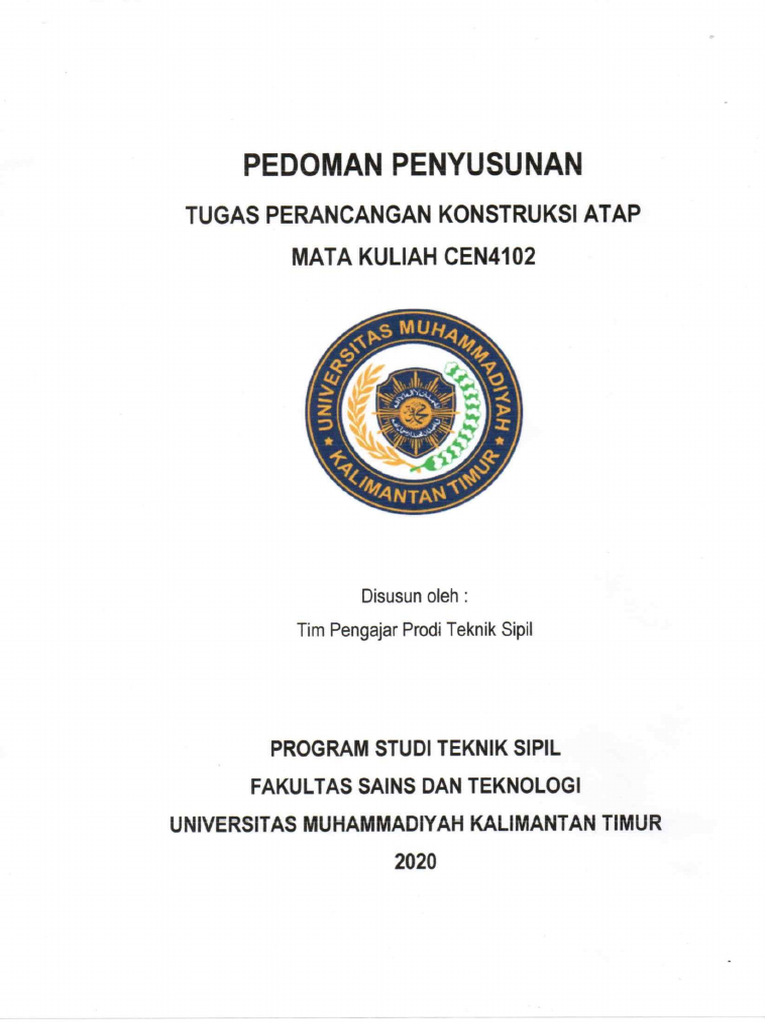 PEDOMAN TUGAS ATAP 2021 (Lengkap) | PDF
