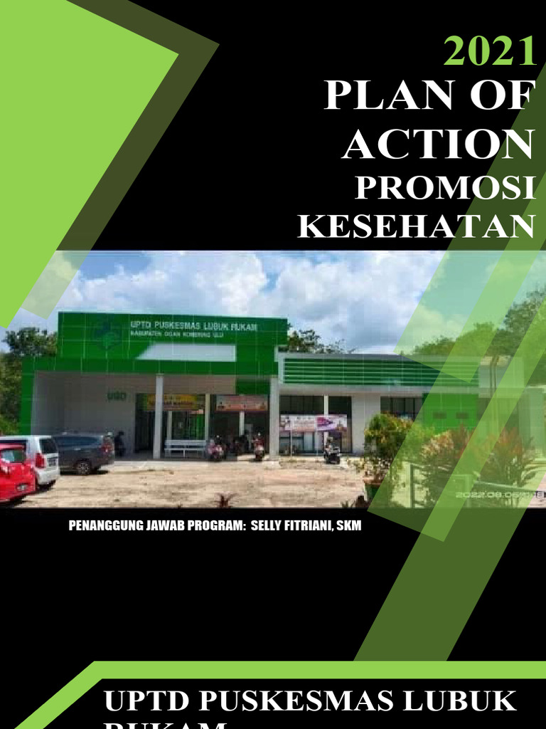 Rencana Promosi Kesehatan 2021 Puskesmas | PDF | Pengembangan Diri