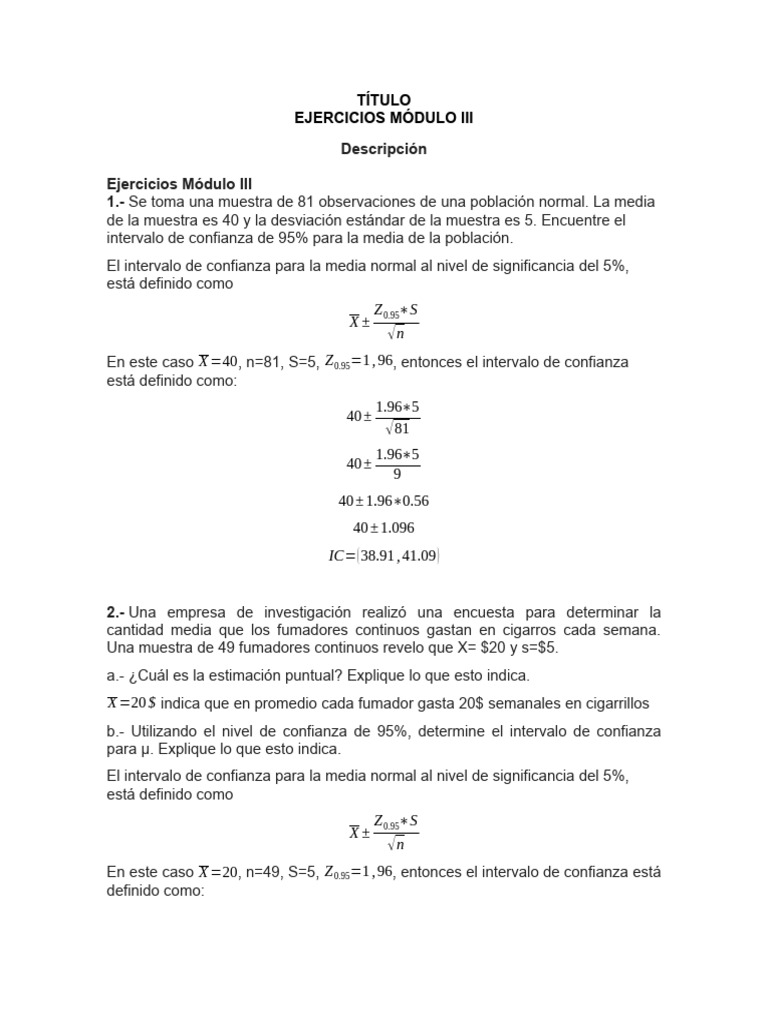 Tarea Modulo 3 | PDF