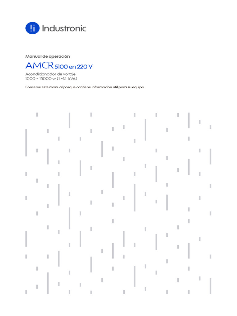 Manual AMCR 5100 1 15 K 220 V082020 | PDF
