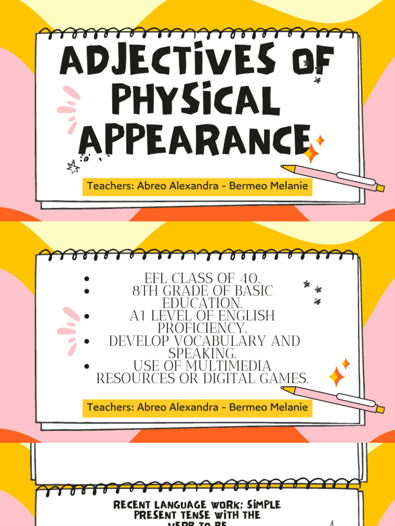 Flash Cards Adjectives | PDF