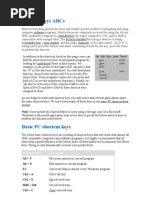 CP4P Week2 Keyboard Activity | PDF | Computer Keyboard | Keyboard Shortcut
