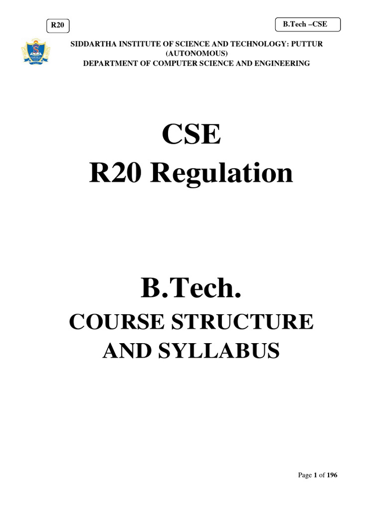 R20 Cse | PDF | Integral | Vector Space