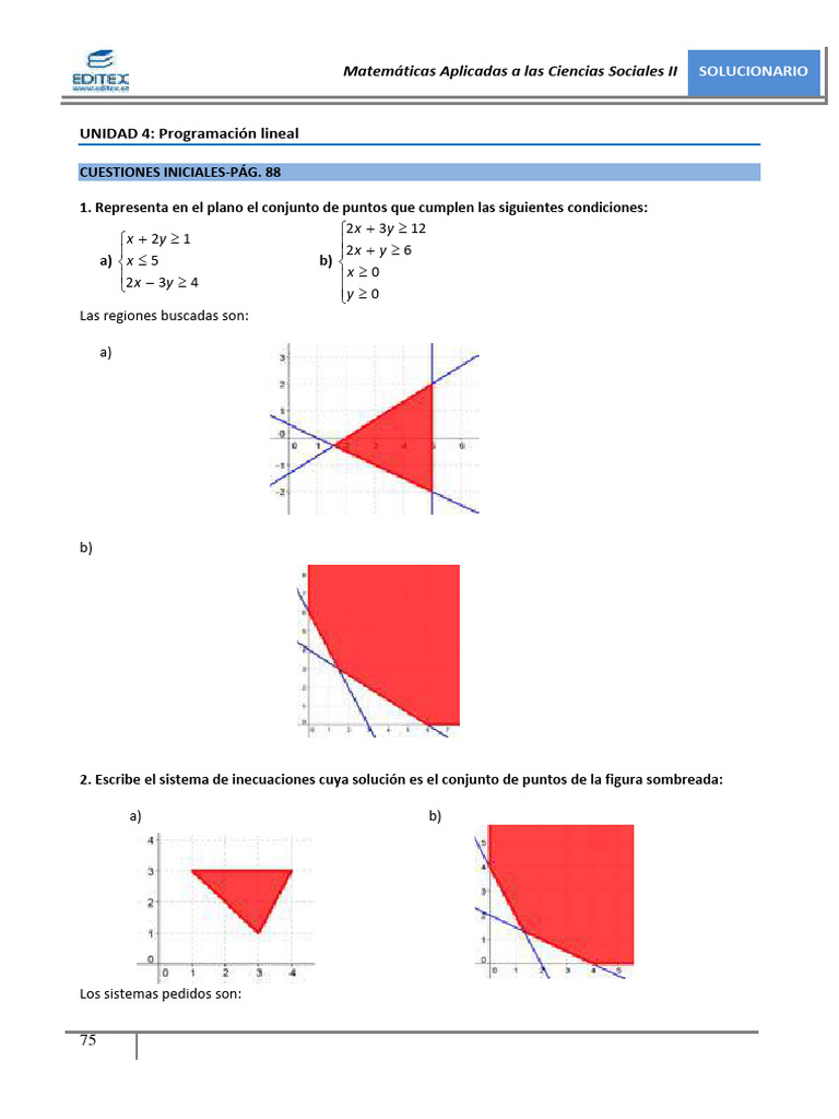 Tema 4 Programacion Lineal 1 | PDF | Programación lineal | Función ...