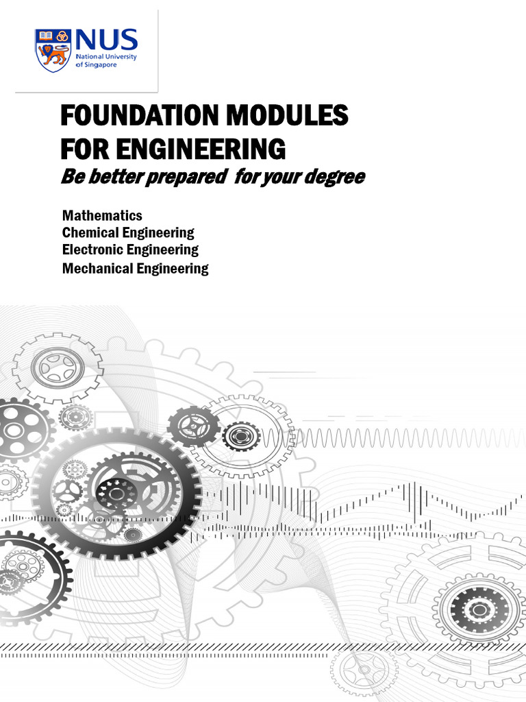 Foundation Modules For Engineering (2012) | PDF | Payments | Engineering