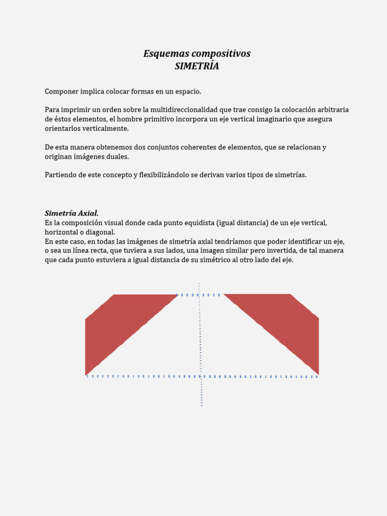 Tipos de Simetría en Composición Visual | PDF