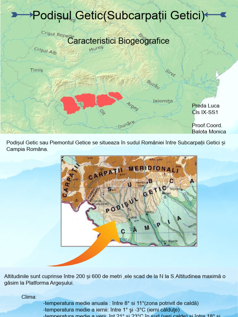 Zona Biogeografica Podisul Getic | PDF