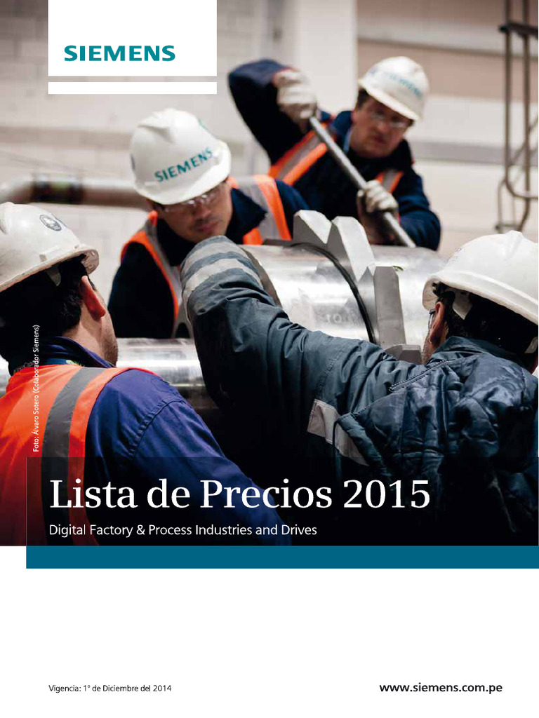 Idoc - Pub Catalogo Lista de Precios 2015 Siemens | PDF