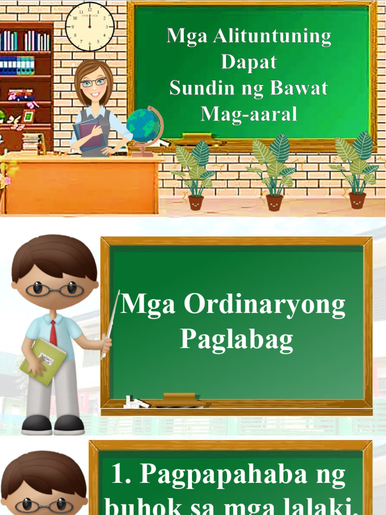 Mga Alituntunin | PDF