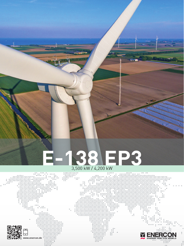 Enercon Brochure E 138 EP3 en | PDF | Electrical Grid | Sustainable ...
