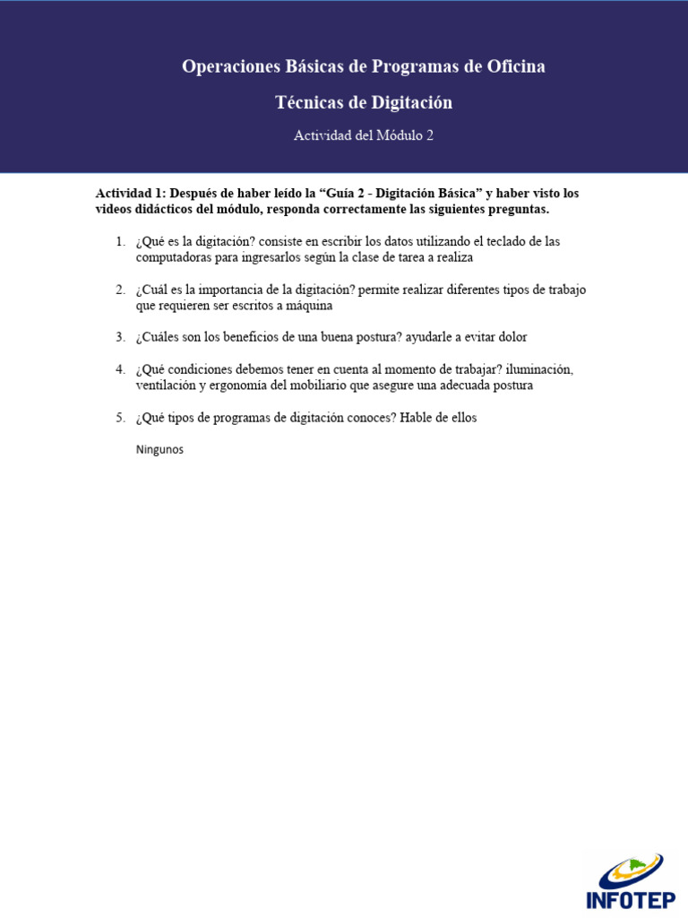 Actividad 2 - Módulo 2 | PDF