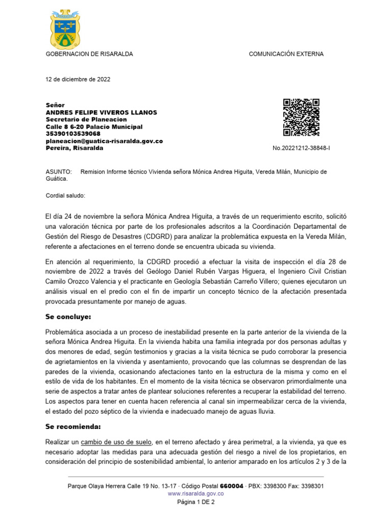 396-38848 - Informe Tecnico Vivienda Señora Monica Andrea Higuita ...
