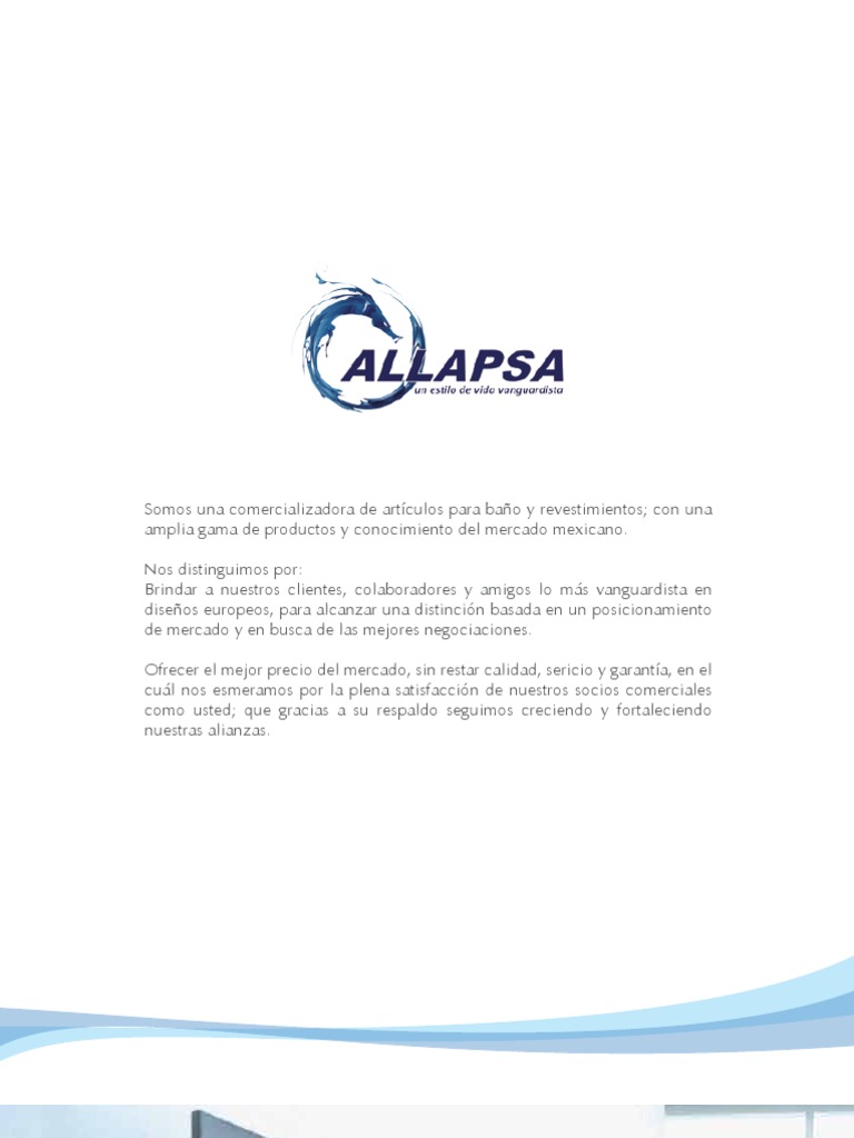 Catalogo Allapsa LISTO | Descargar gratis PDF | Conjuntos de elementos ...