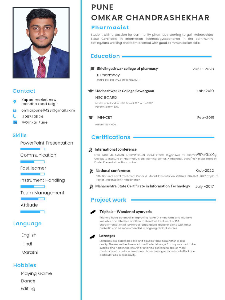 Omkar Resume | PDF