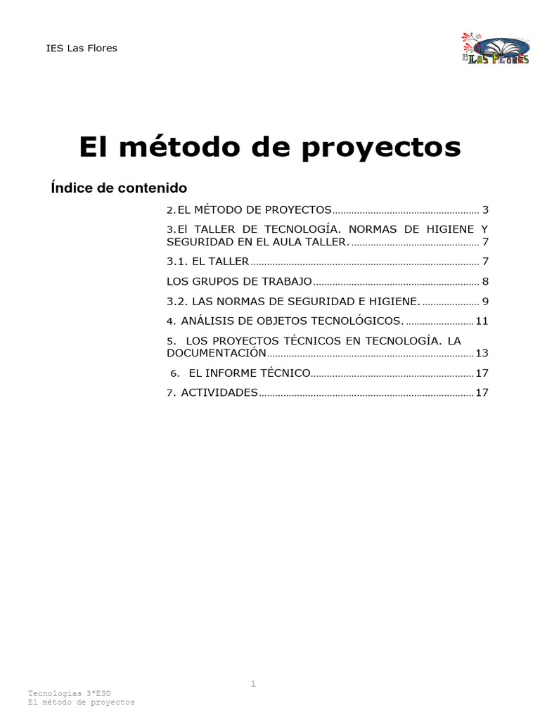 UD 1 Metodo - Proyectos | PDF | Presupuesto | Diseño