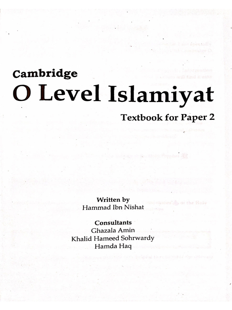Hammad Bin Nishat P2 3rd Edition Complete Coursebook PDF by Mahad Hassan | PDF