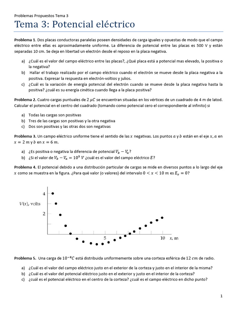Problemas Propuestos Tema 3 | PDF