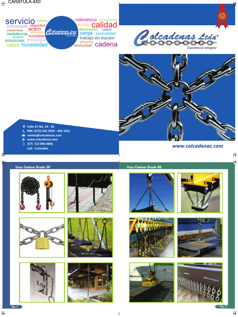 Catalogo Cadenas 2021 | PDF | Elementos químicos | Ingeniería