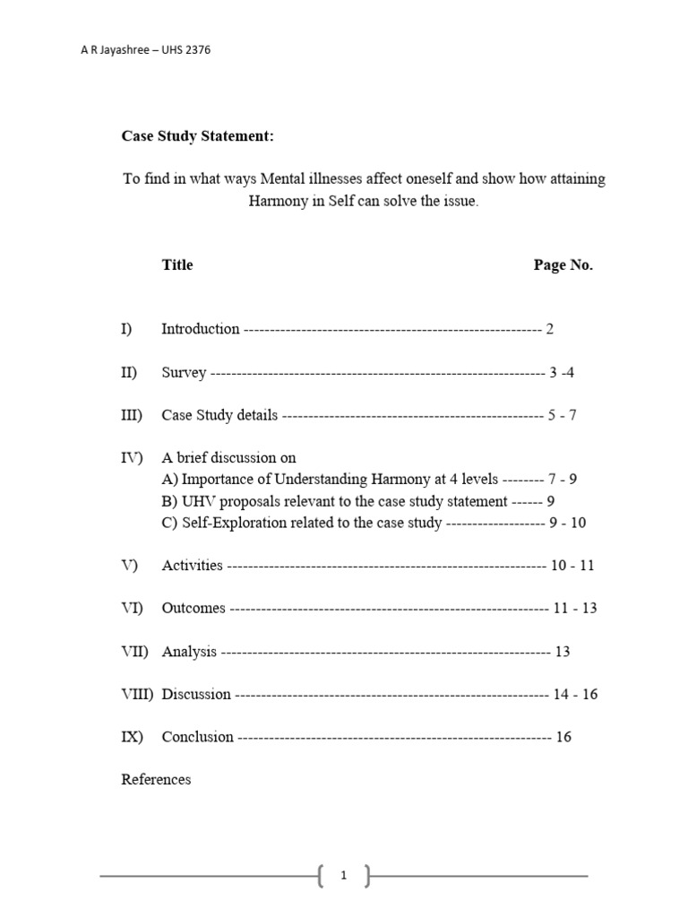 BW Report | PDF | Mental Disorder | Schizophrenia